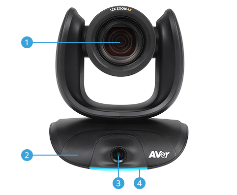 AVer CAM550 - 4K Dual Lens PTZ Conferencing Camera | AVer Global